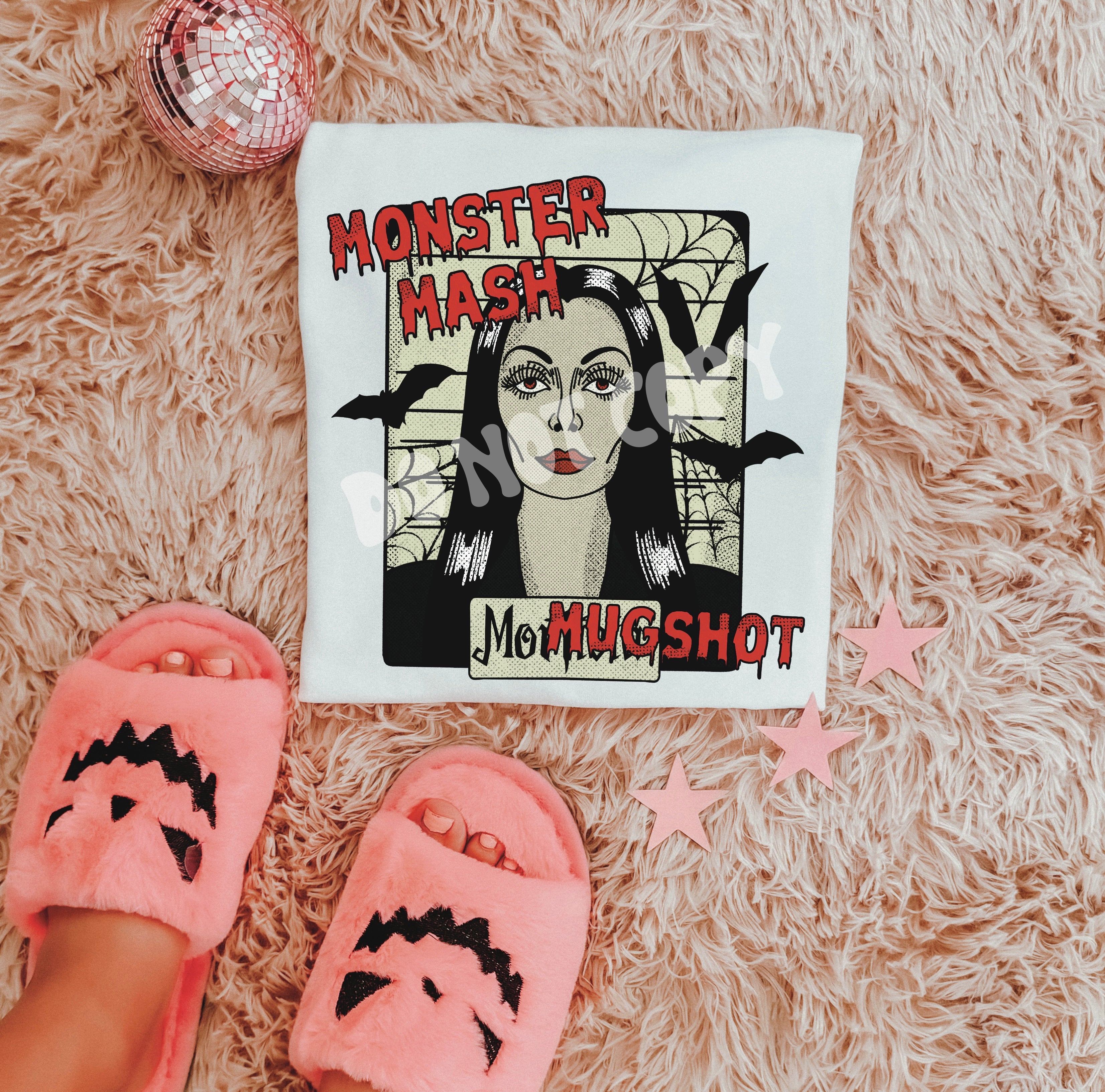 Monster Mash Mugshot Morticia – Raising Three Designs