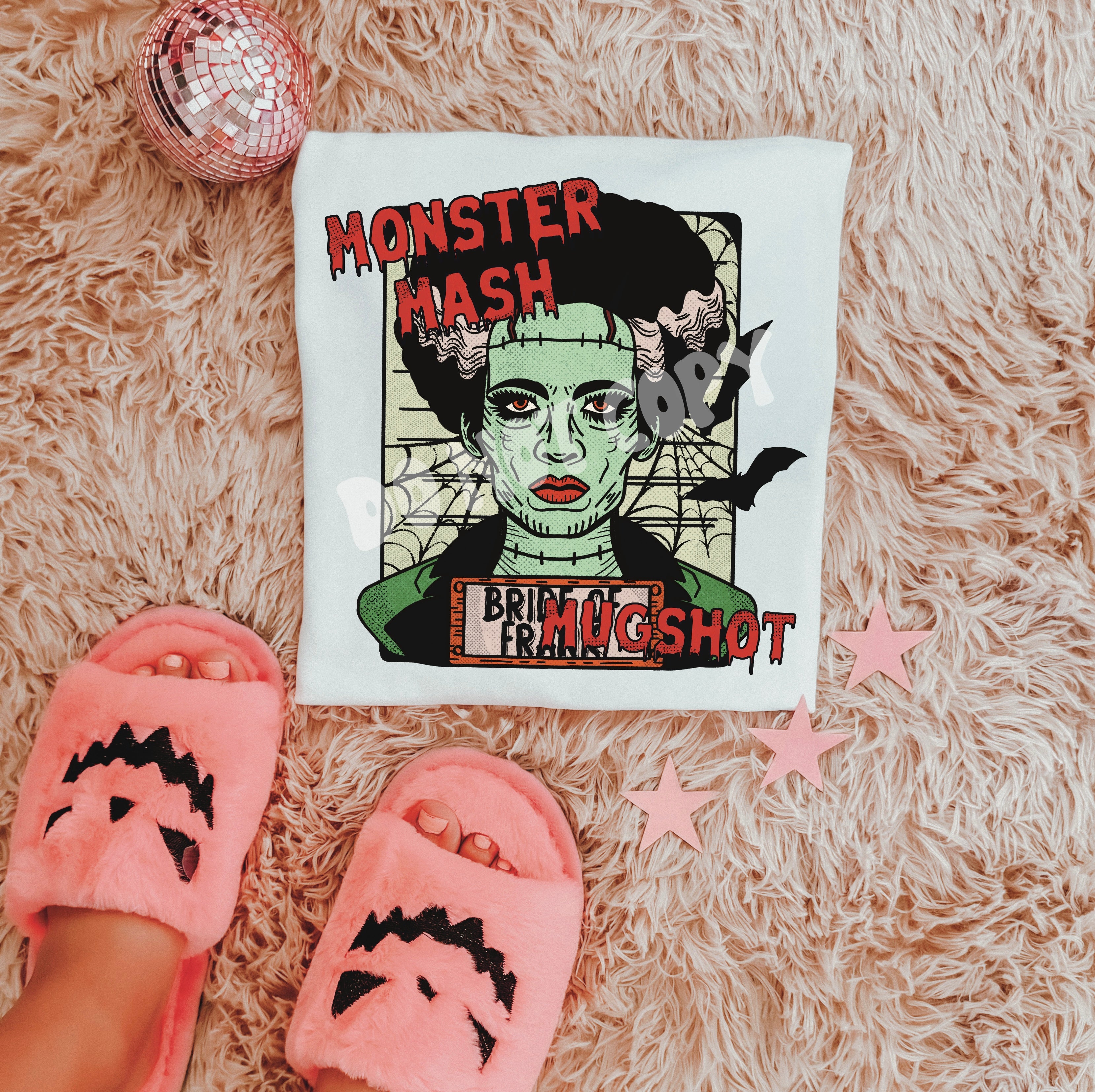 Monster Mash Mugshot Bride of Frankenstein – Raising Three Designs