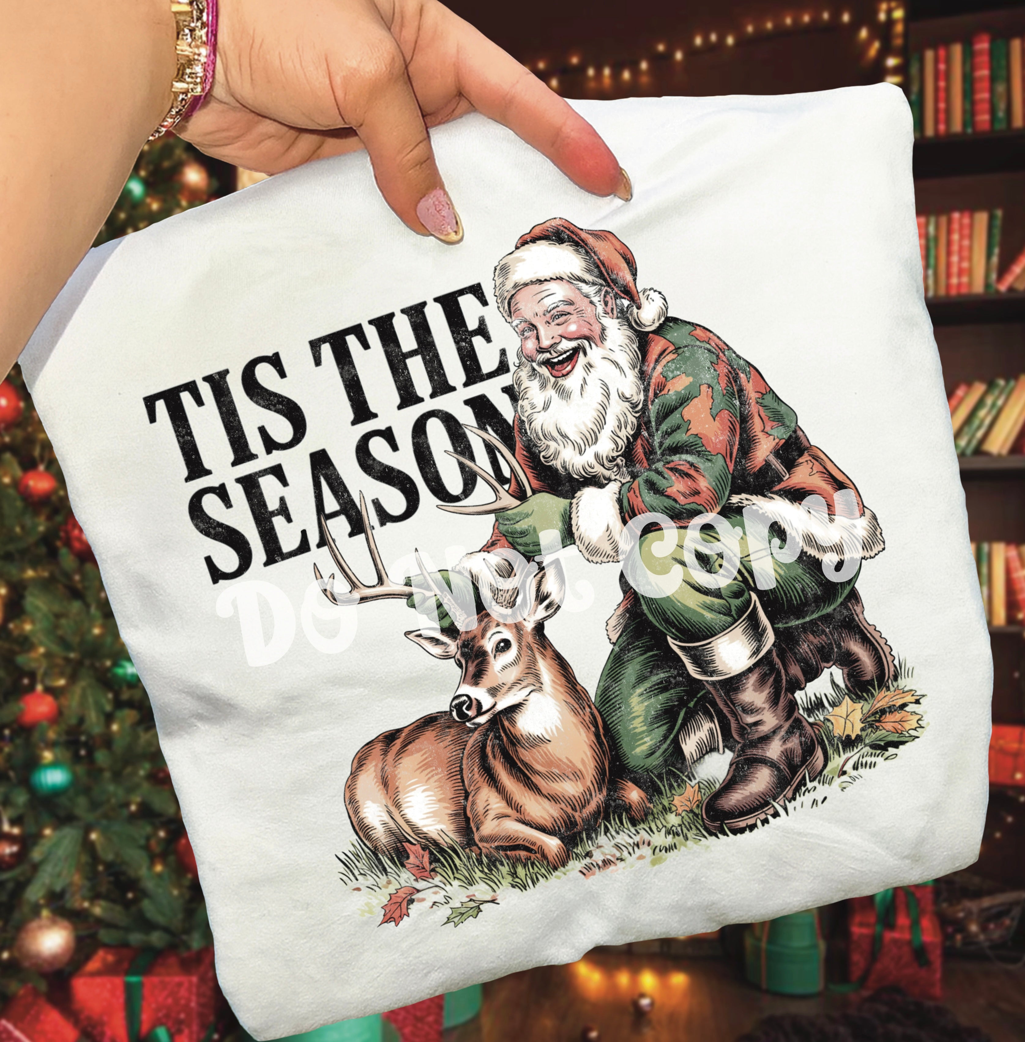 Santa Deer Hunting – Raising Three Designs