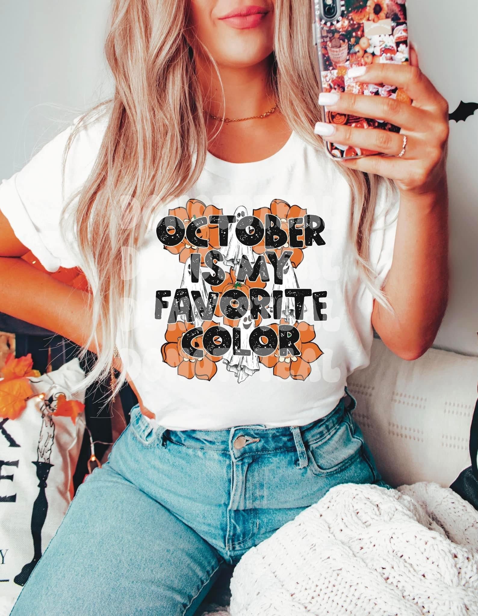 October is my Favorite Color Georgie – Raising Three Designs