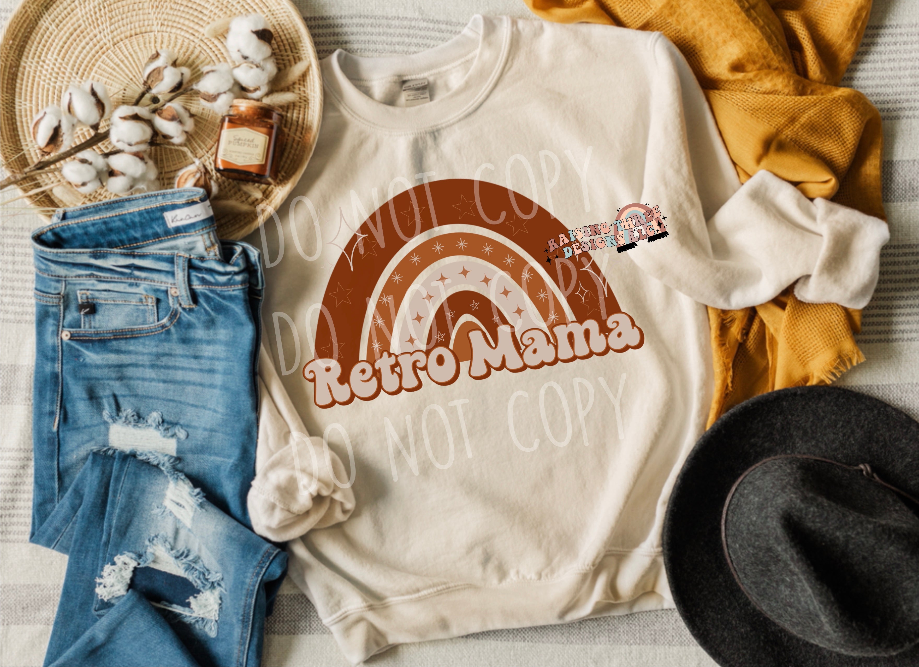Retro mama – Raising Three Designs