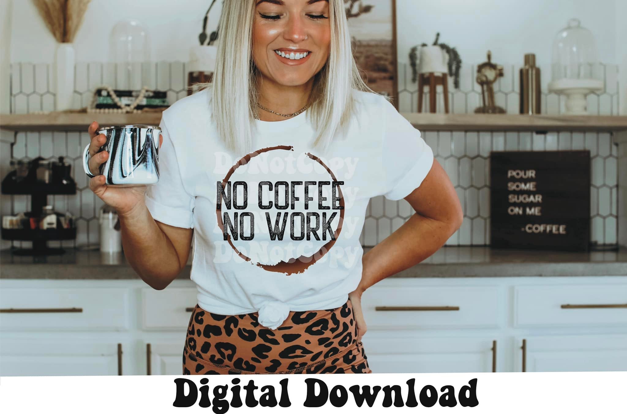 No Coffee No Work – Raising Three Designs
